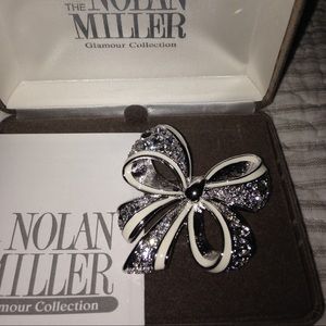 Nolan Miller Jewelry | Large Rhinestone Flower Brooch | Poshmark
